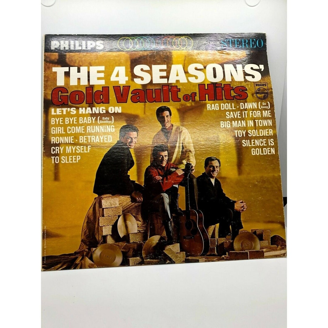 The Four Seasons - Gold Vault of Hits/ Recorded Live Vinyl Record Lot ...