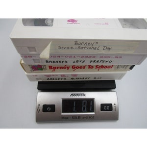 Barney VHS Lot- Goes to School VHS Video Tape Sing Along, Sense-ational ...