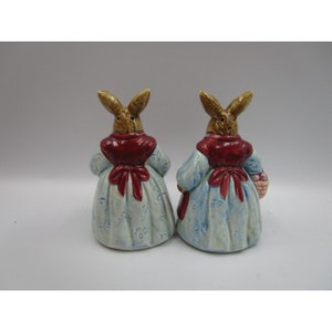 Otagiri Japan Edith Anthropomorphic Bunny Rabbit Salt & Pepper Shaker ...