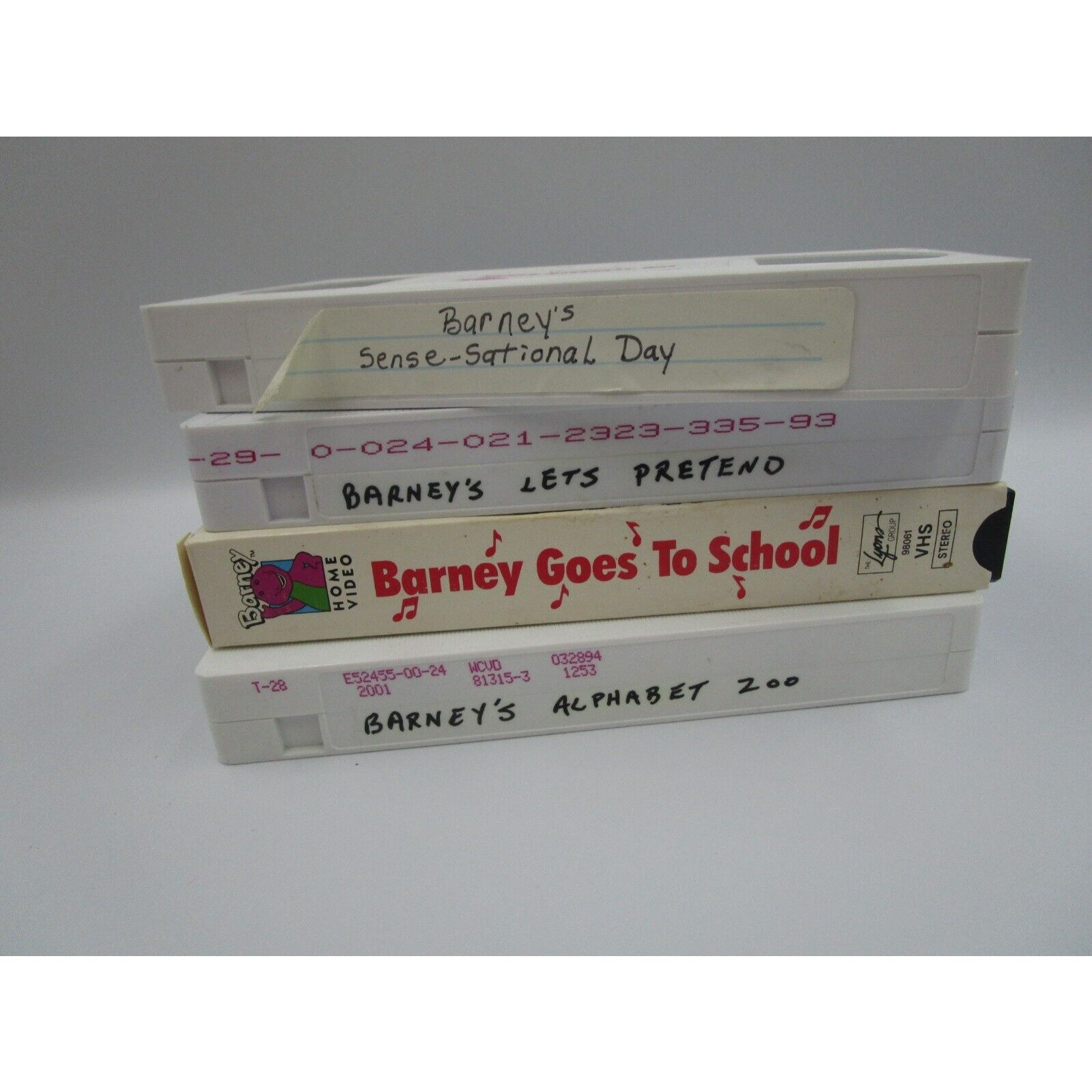 Barney VHS Lot Goes To School VHS Video Tape Sing Along - Etsy México