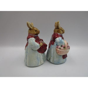 Otagiri Japan Edith Anthropomorphic Bunny Rabbit Salt & Pepper Shaker ...