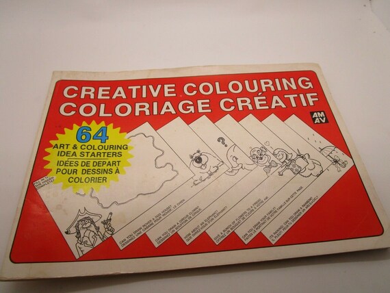 Coloring Book AMAV Vintage 1985 New Unused Mazes & Puzzles | Etsy