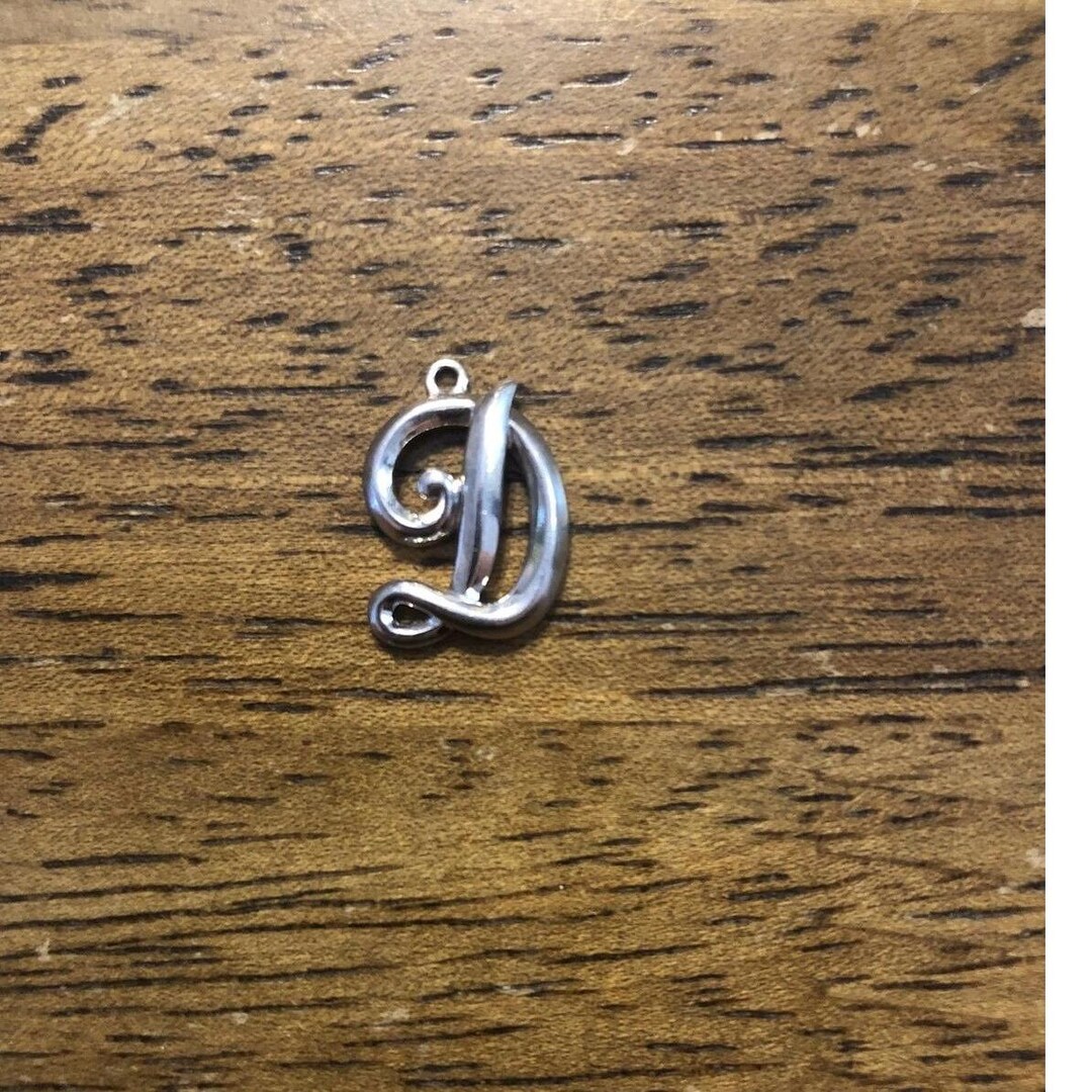 Alphabet Letter “D” Charm/pendant Sterling Silver 925 DL CHINA, .75” - Etsy