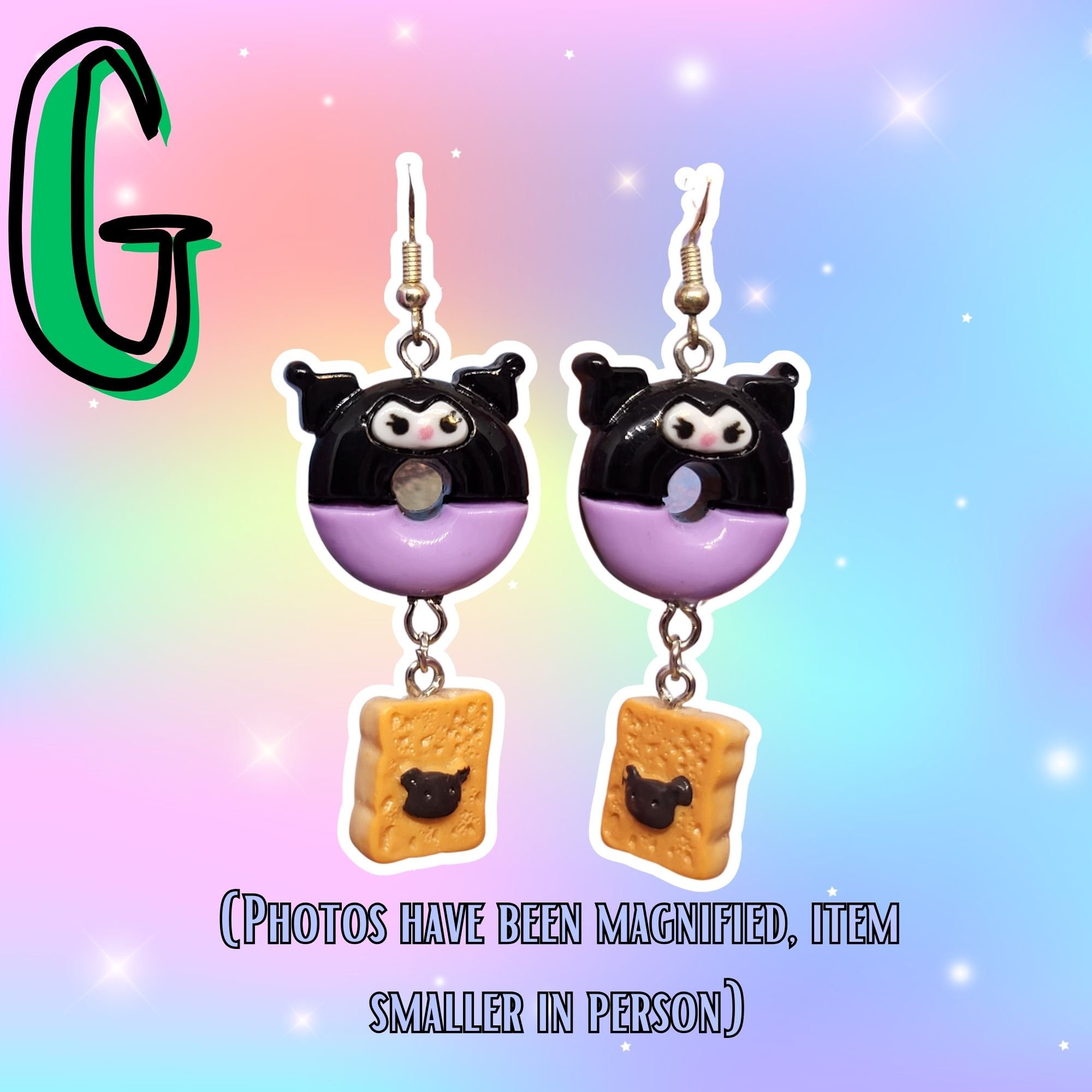 Kawaii Long Pastry Earring Hand-made Jewelry Kawaii Core Jewelry Bunny ...