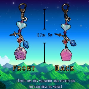 Stardrop Fruit Stardew Key Chain Mermaid Pendant Seashell Mermaid Core ...