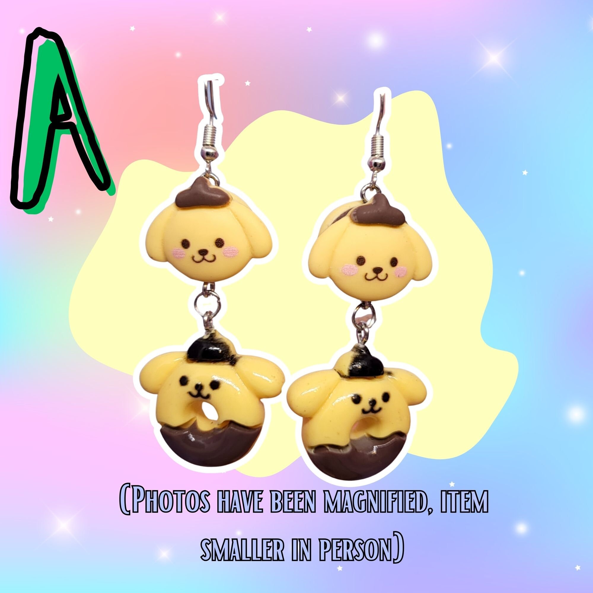 Kawaii Long Pastry Earring Hand-made Jewelry Kawaii Core Jewelry Bunny ...