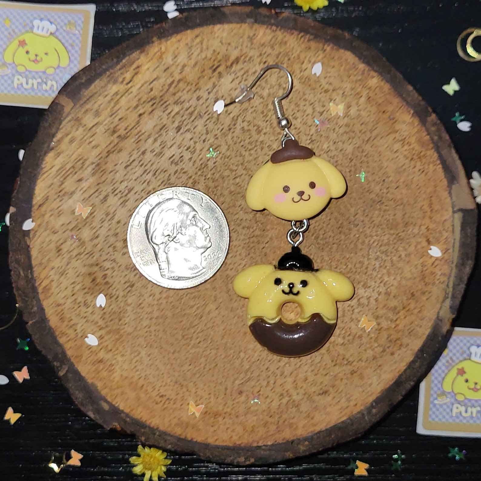 Kawaii Long Pastry Earring Hand-made Jewelry Kawaii Core Jewelry Bunny ...