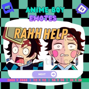 Demon Killer Demon Boy Emote Demon Twitch Emote Twitch Sub Badge Kawaii ...