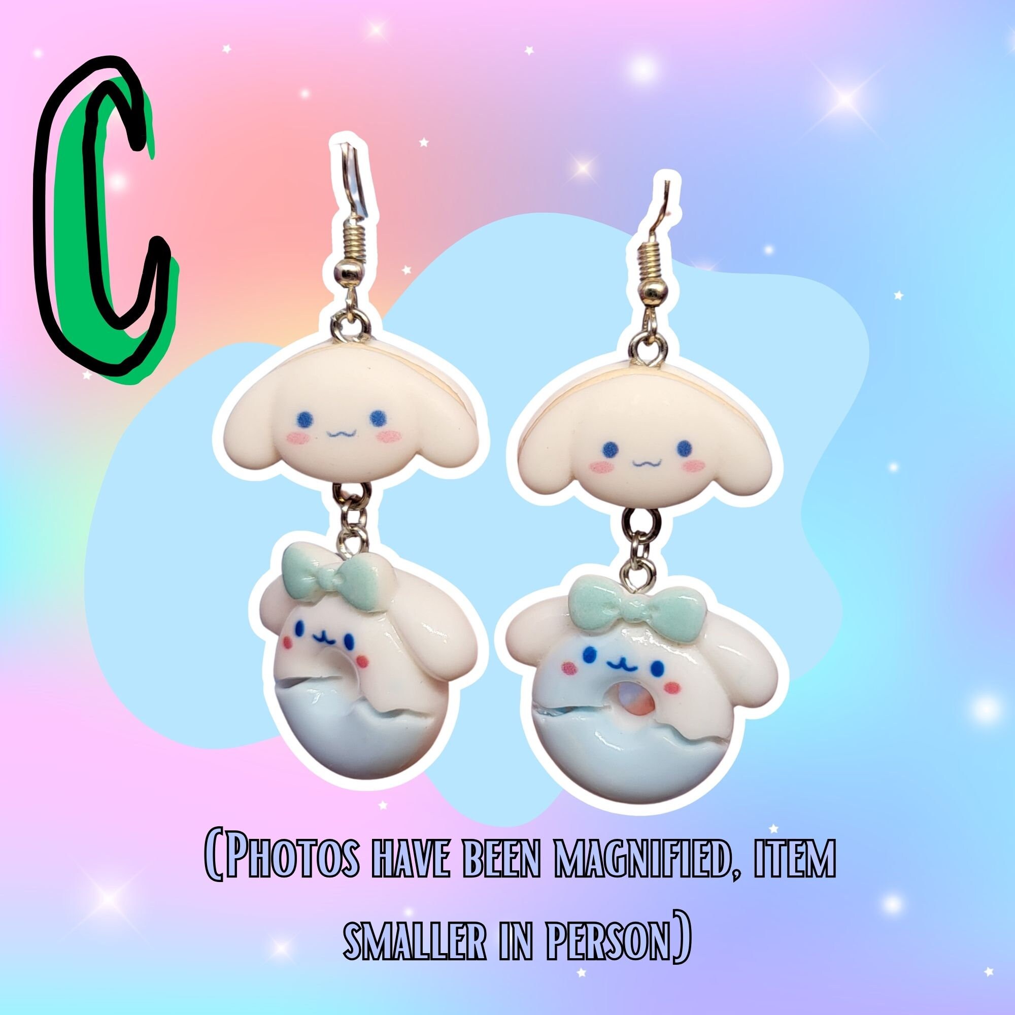 Kawaii Long Pastry Earring Hand-made Jewelry Kawaii Core Jewelry Bunny ...