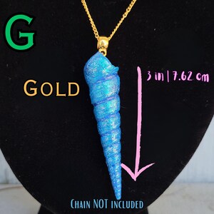 Mermaid Pendant Seashell Mermaid Core Gold and Silver Hand Painted Blue ...