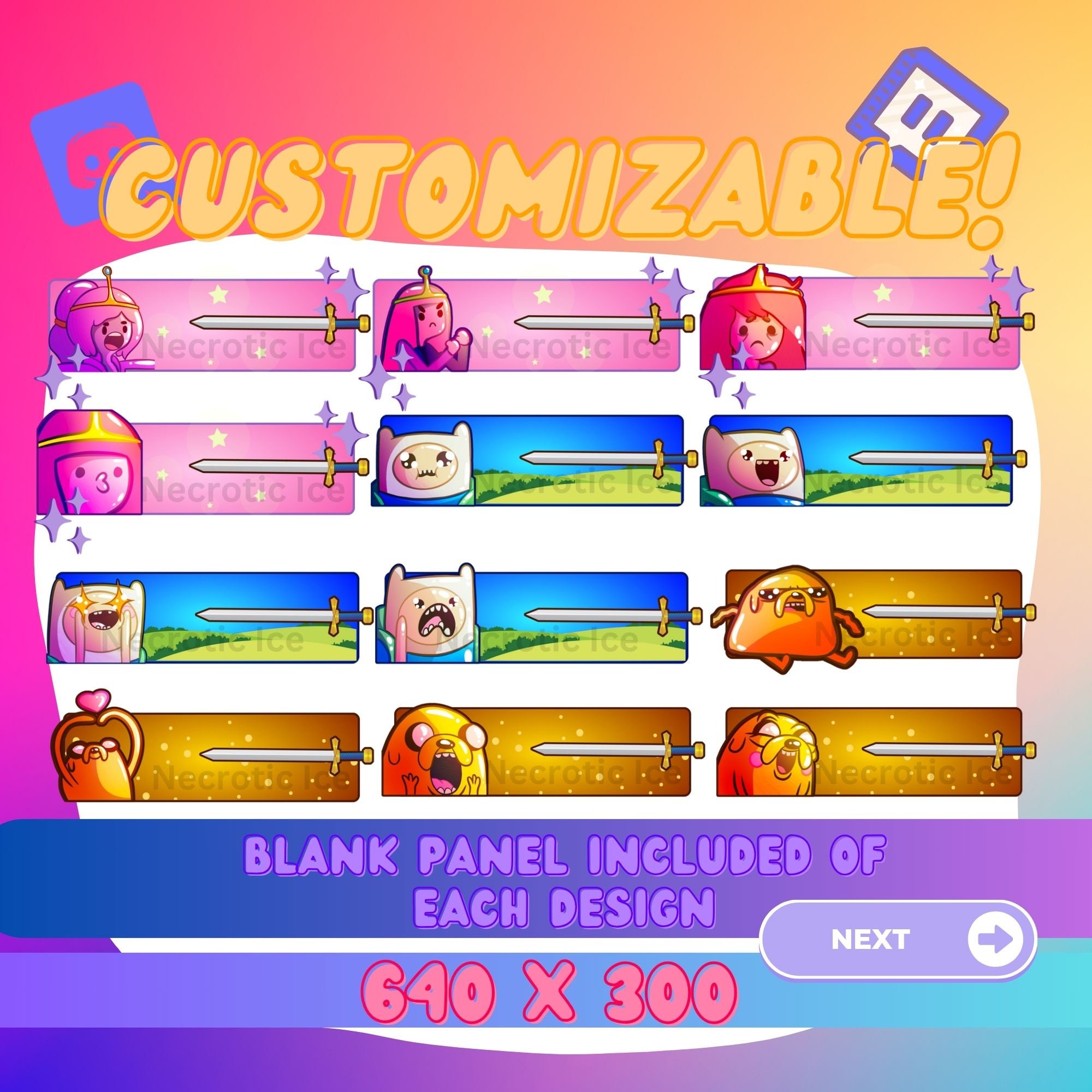 Adventure Cartoon Twitch Panel Mega Bundle Twitch Panel Kawaii - Etsy