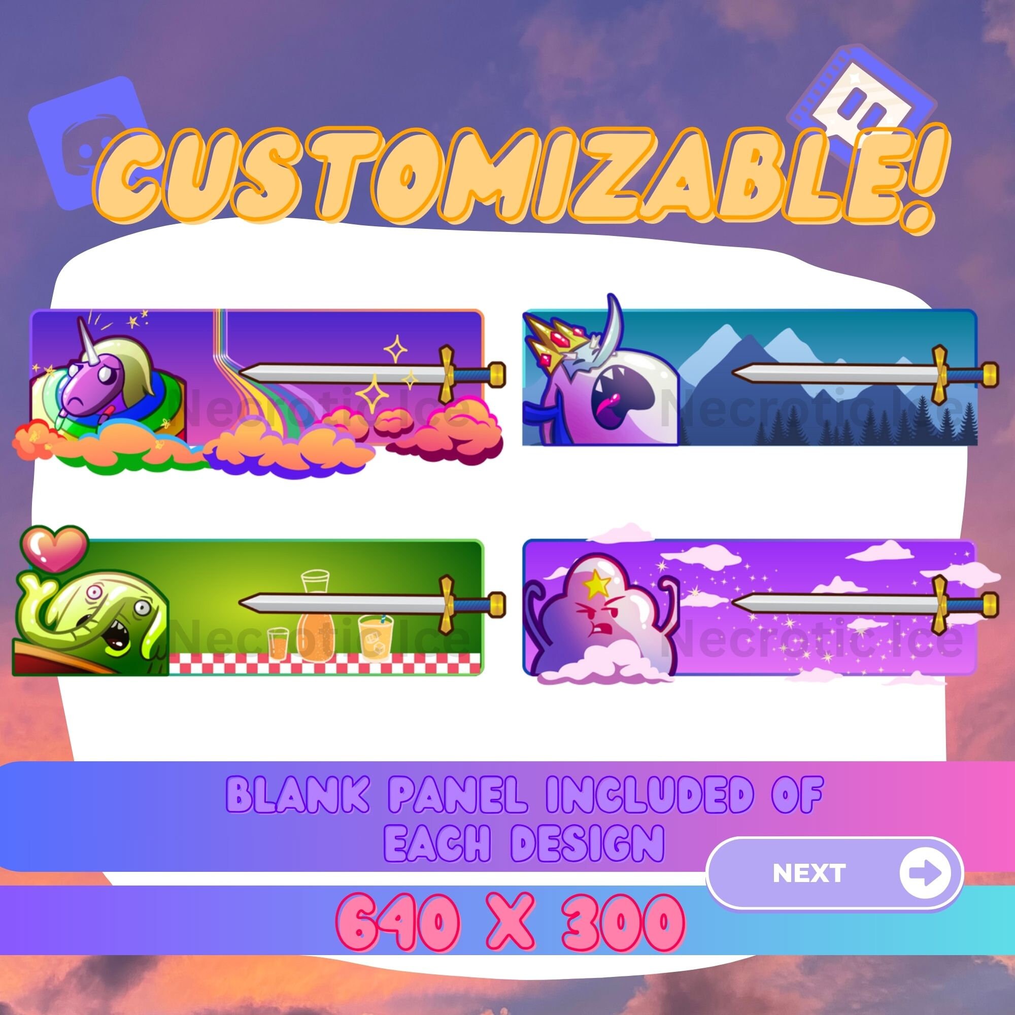 Adventure Cartoon Twitch Panel Mega Bundle Twitch Panel Kawaii - Etsy