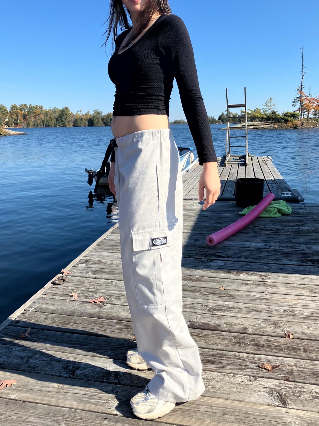 Vintage Modrobes Pants Raver Baggy Cargo Khaki Size Small or 2630 Waist ...