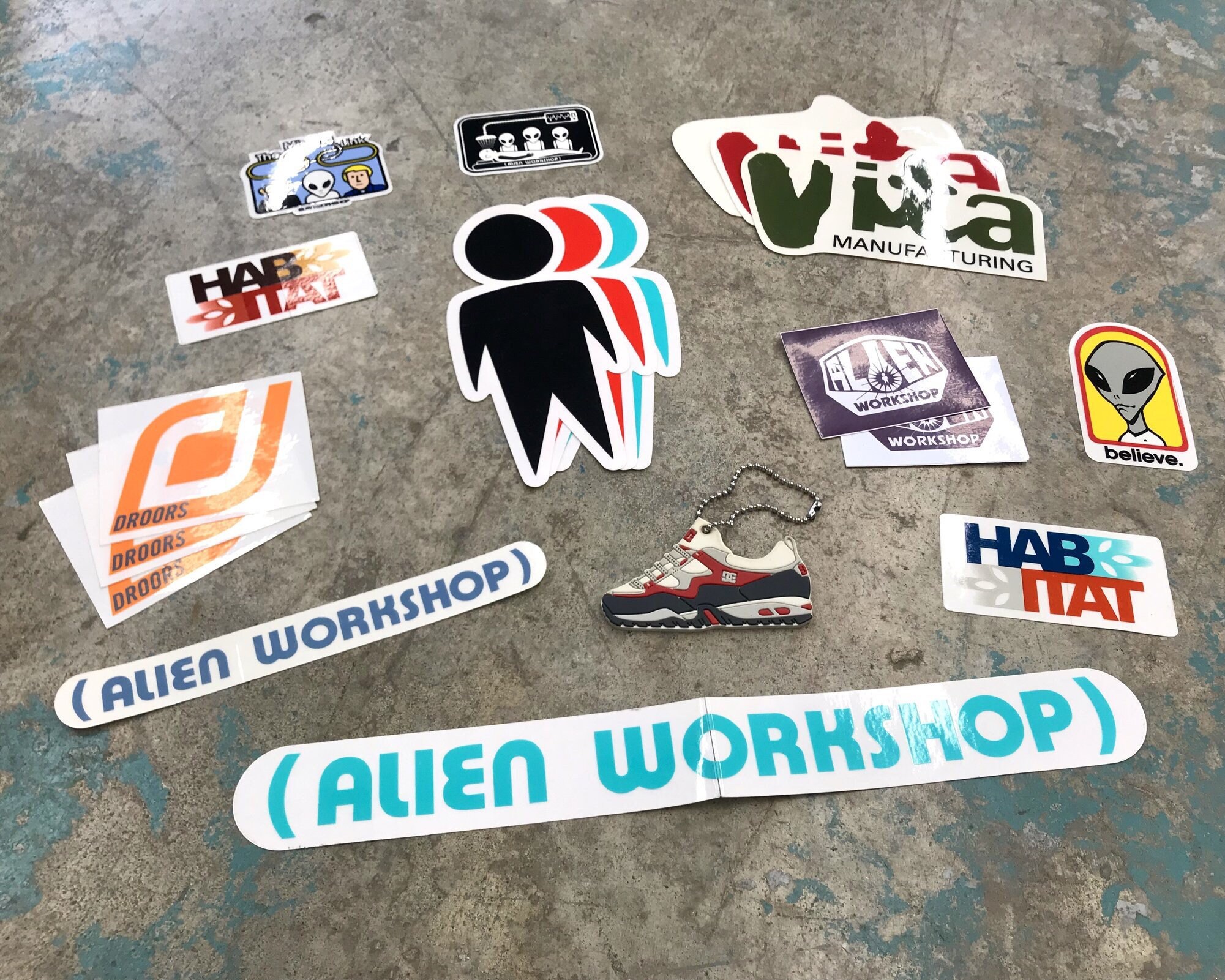 Skateboarding & Longboarding Alien Workshops Skateboards AWS DC Vintage ...
