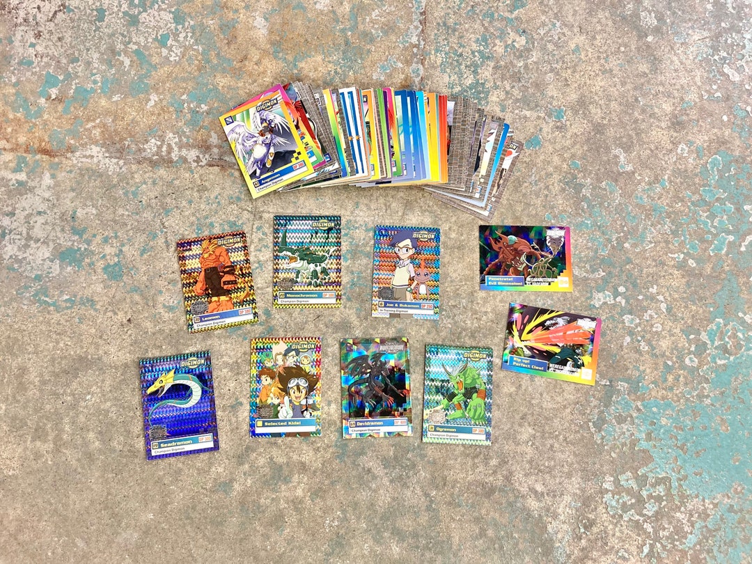 Vintage Digimon Collector Card Lot Rare Holos Exclusive Sneak - Etsy