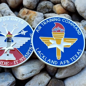 USAF 3703 BMTS Throwback Challenge Coin - Etsy