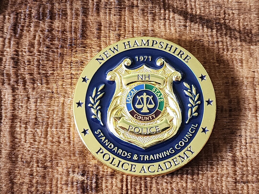 NH Police Academy Challenge Coin - Etsy
