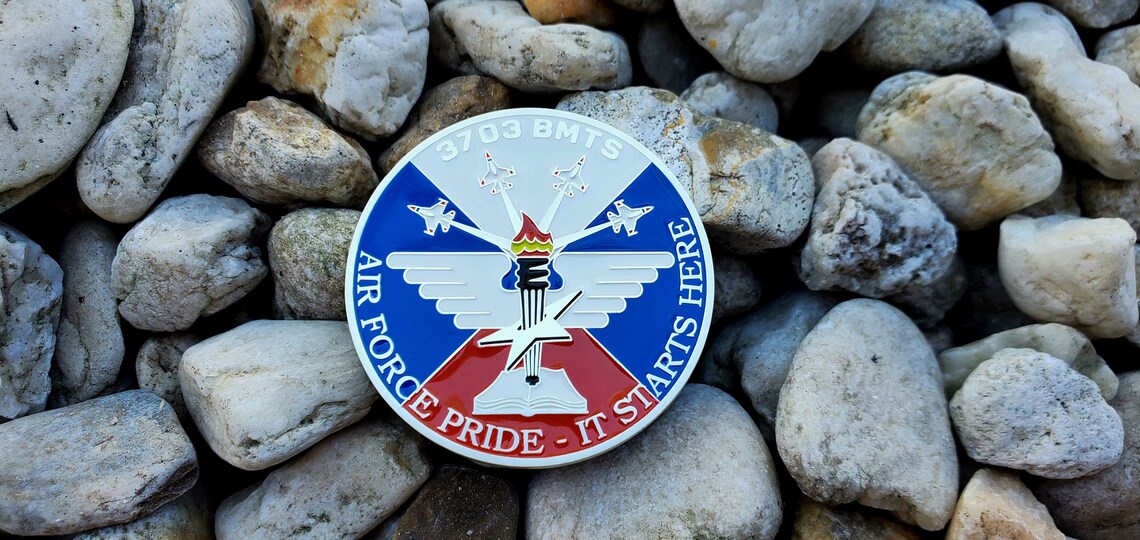 USAF 3703 BMTS Throwback Challenge Coin - Etsy