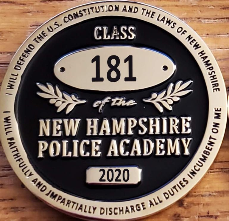 NH Police Academy Challenge Coin - Etsy