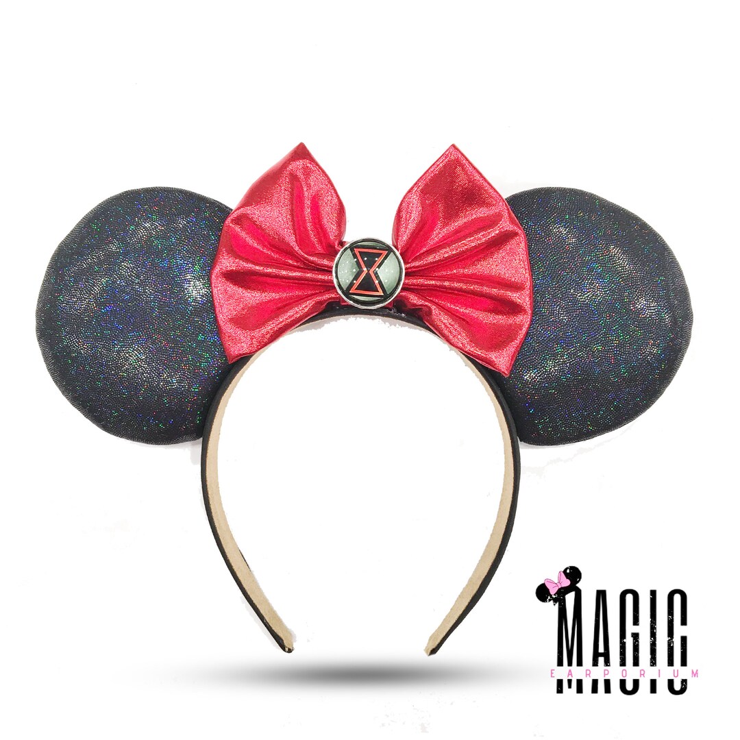 Black Widow Marvel Natasha Romanoff Inspired Mouse Ears Simply ...