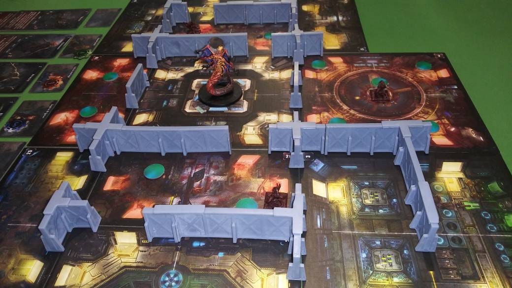 Deep Madness / Sci-fi Board Game / RPG Walls 3D Printed in RESIN - Etsy