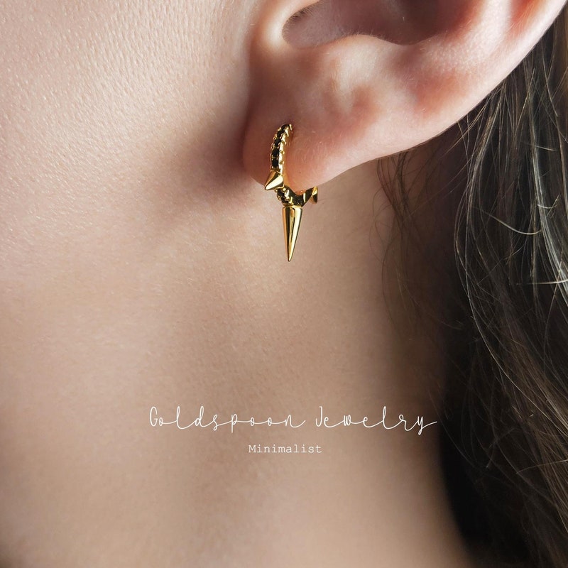 Spike Earrings - Etsy