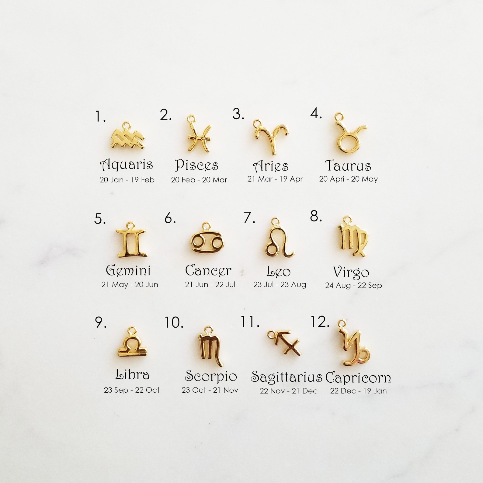 Astrological Sign Earrings Zodiac Earrings Zodiac Jewelry - Etsy