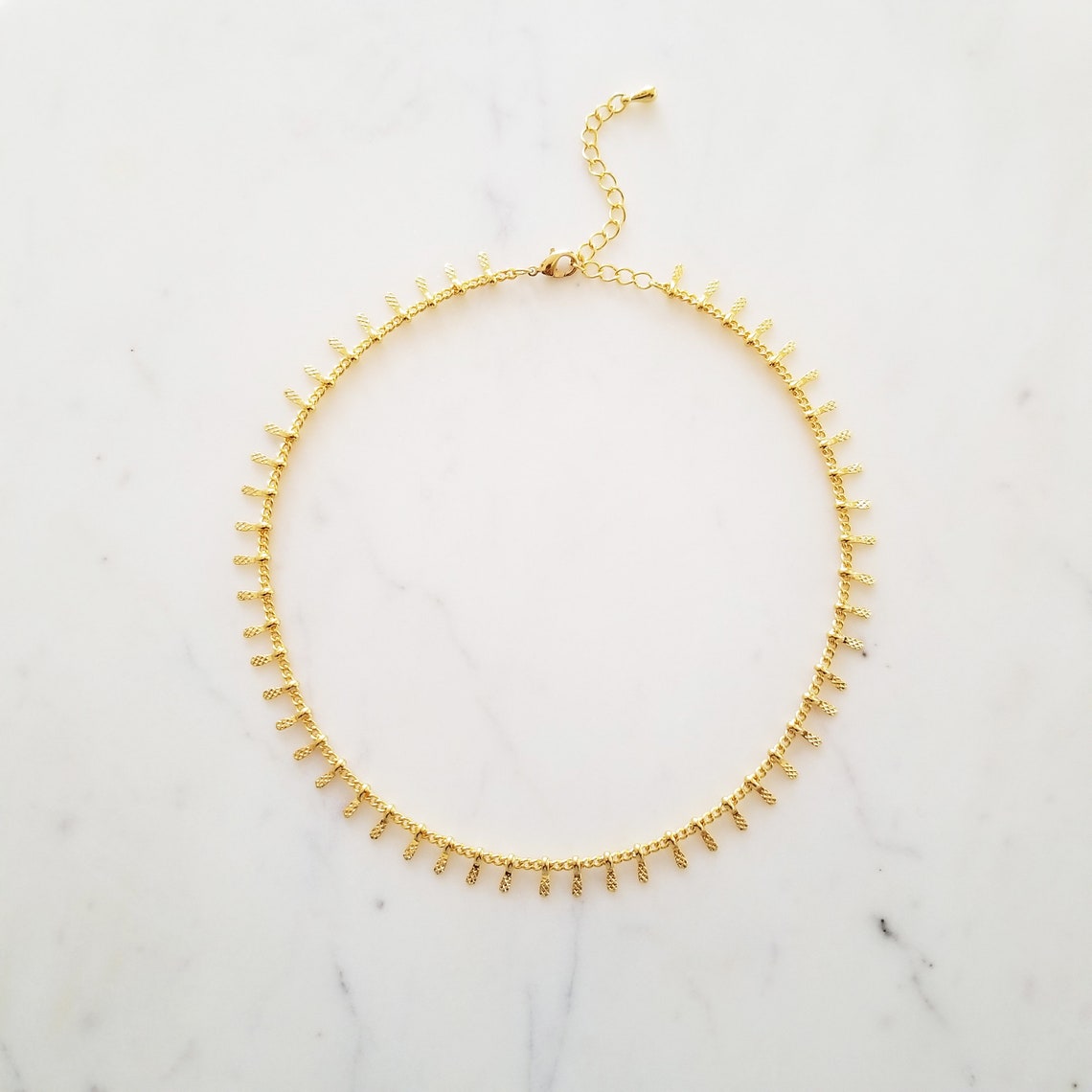 Gold Choker Gold Charm Choker Greek Choker Dainty Choker - Etsy
