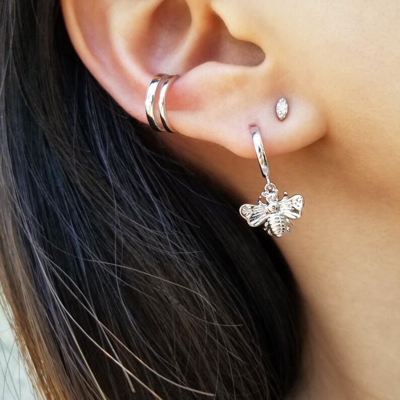 Double Band Ear Cuff Dainty Ear Cuff Gold Ear Cuffs Simple | Etsy