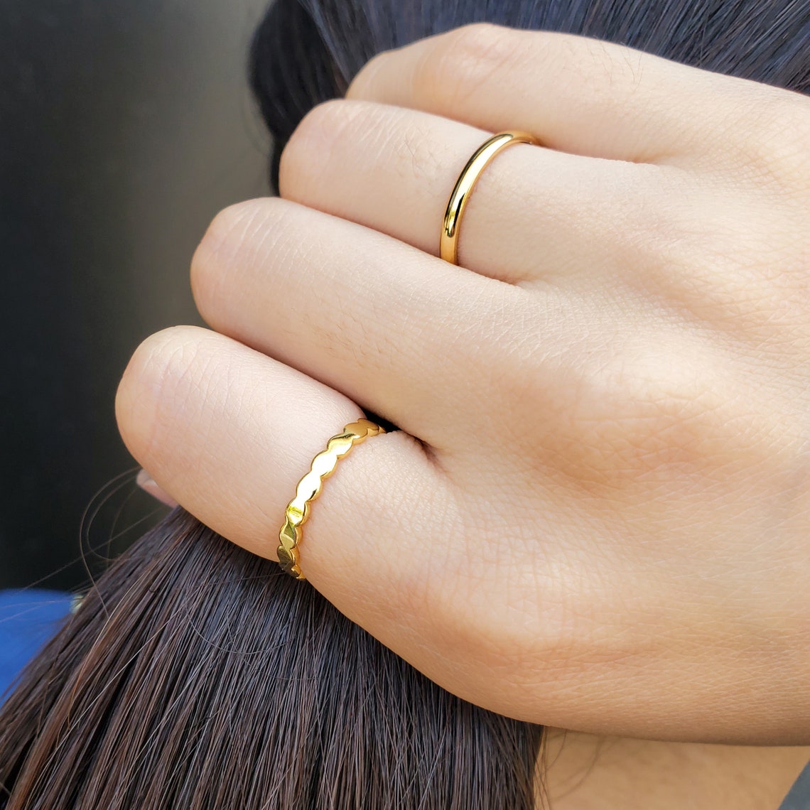 Band Ring Wedding Ring Engagement Ring Classic Band Ring | Etsy