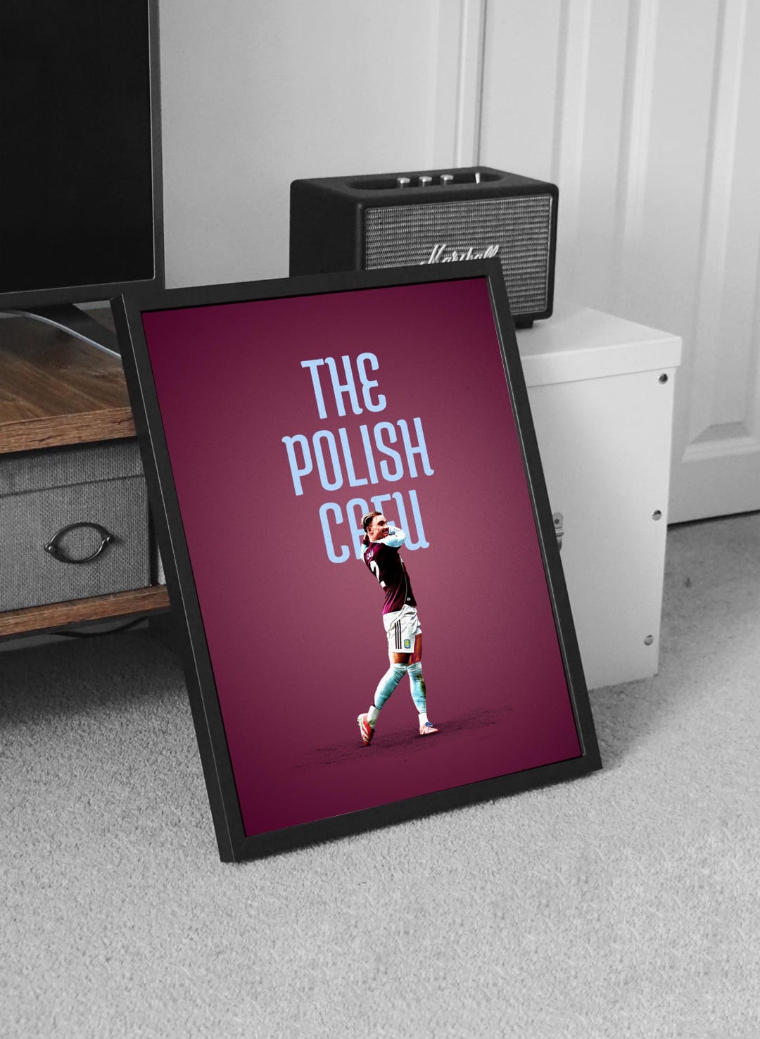 Matty Cash | Aston Villa FC | Print | Wall Art | Poster | AVFC | A4 ...