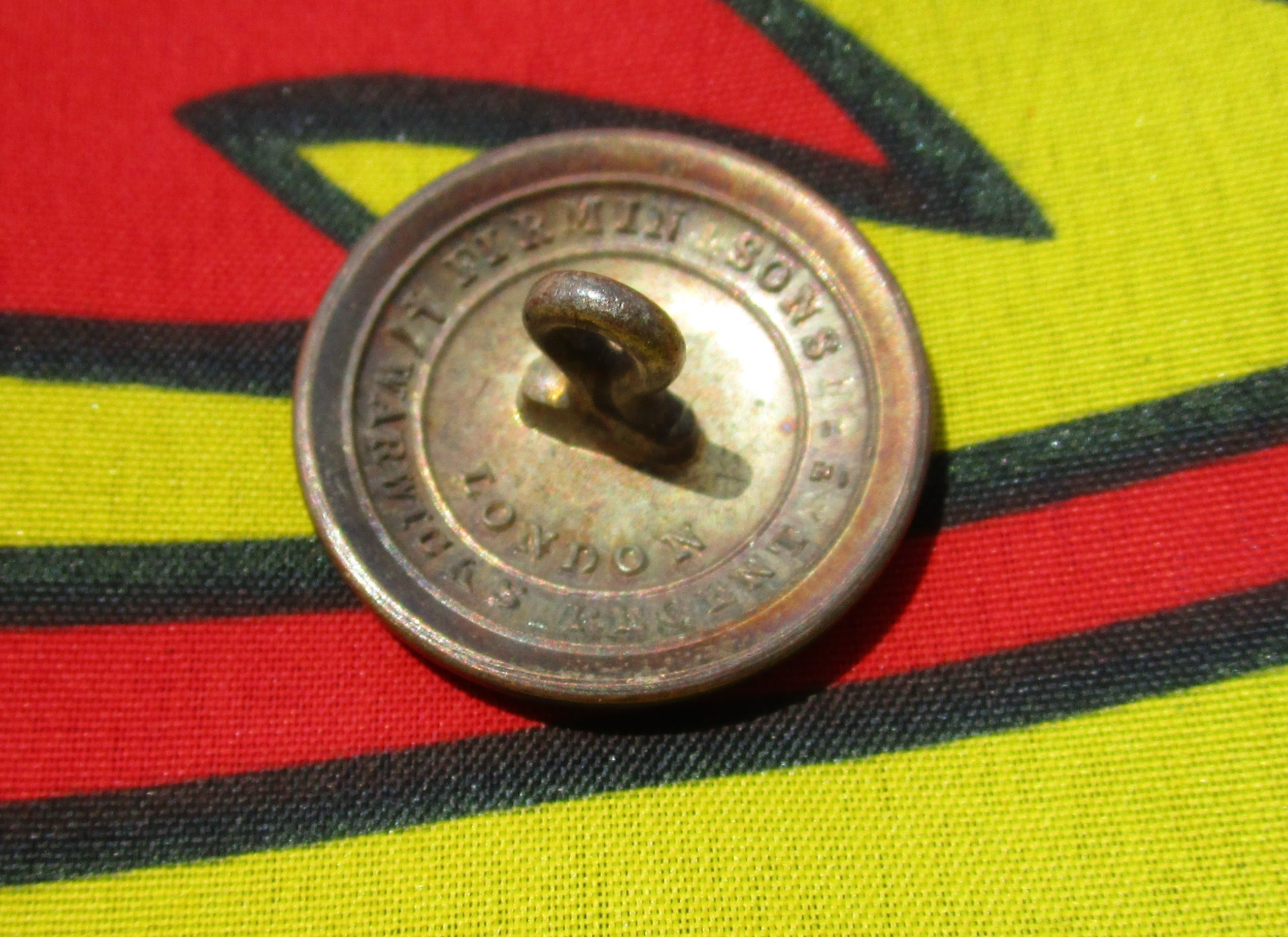 Antique Livery Button O o Monogram firmin - Etsy