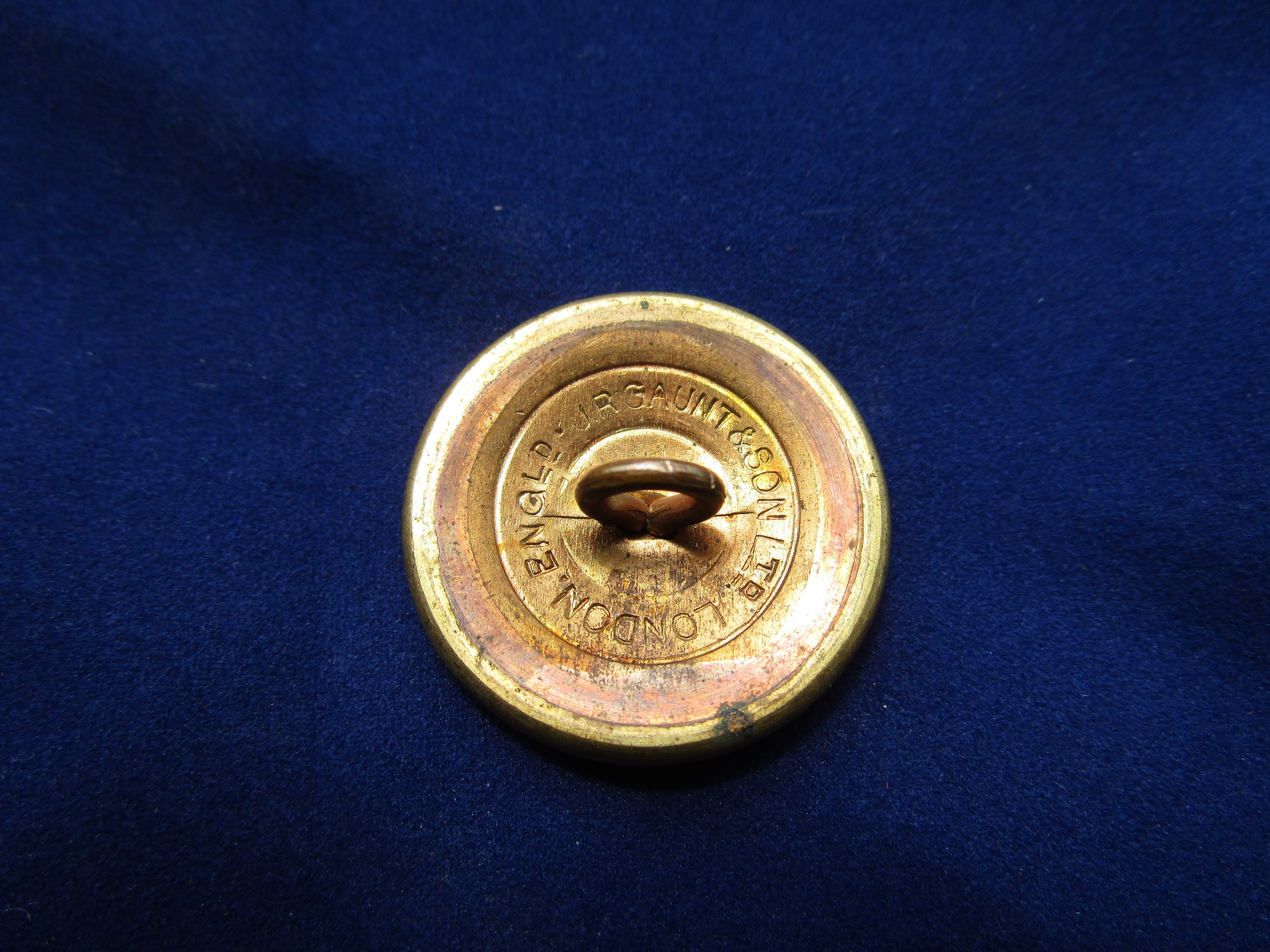 Antique Livery Button of a Belt From a British Coat of Arms Armorial ...