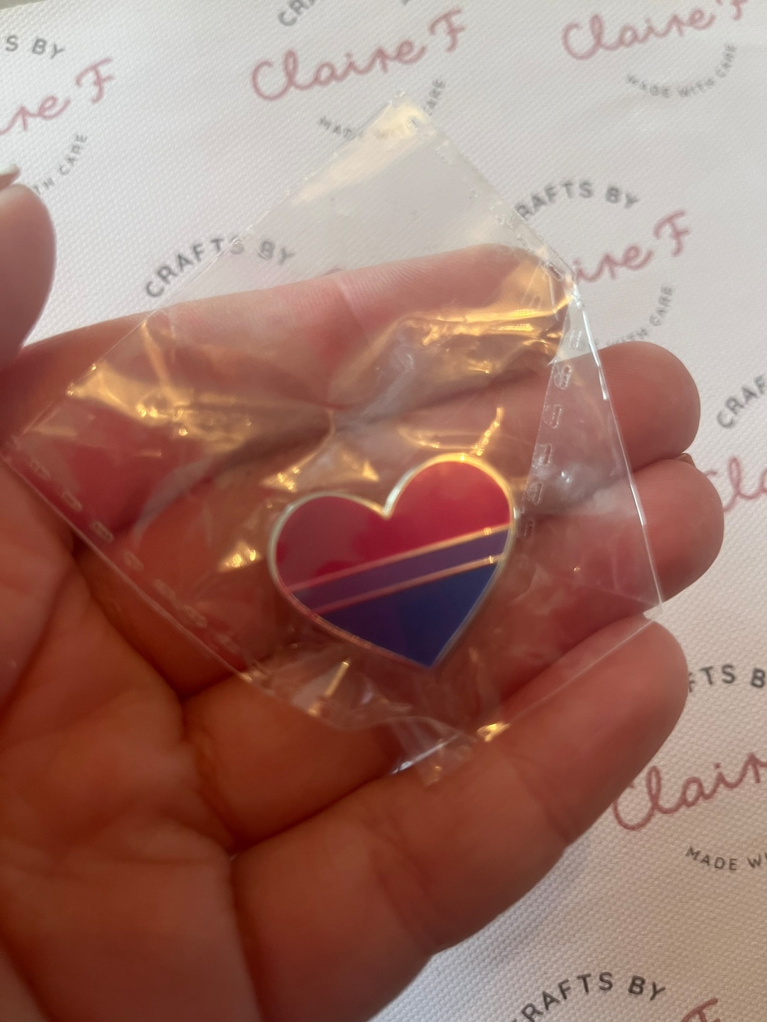 Bisexual Flag Pin Badge - Etsy UK
