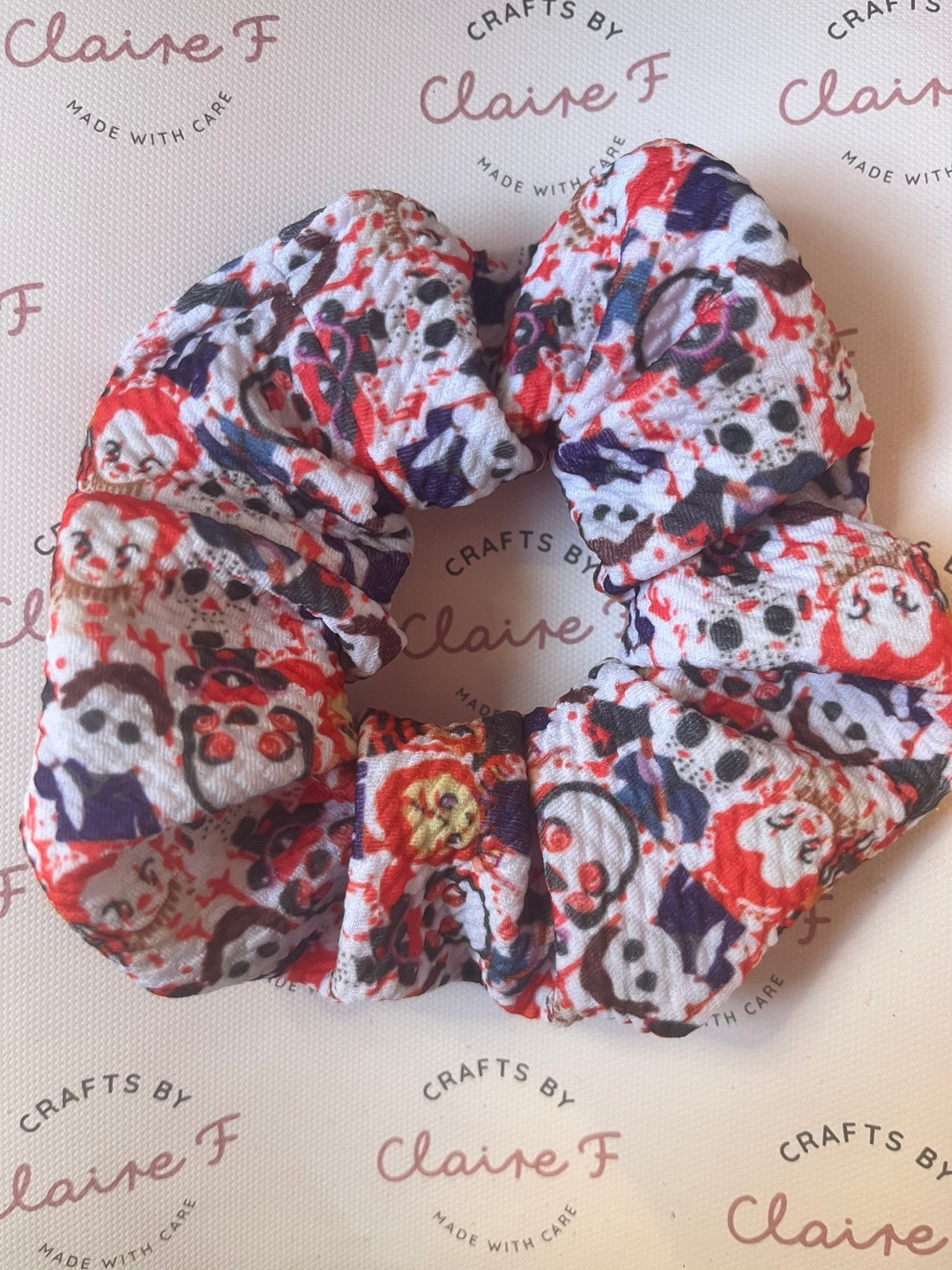 Horror Movie Scrunchie - Etsy