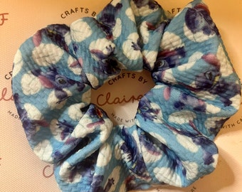 Stitch Scrunchie Hair Tie Cute Hair Accessories Messy - Etsy
