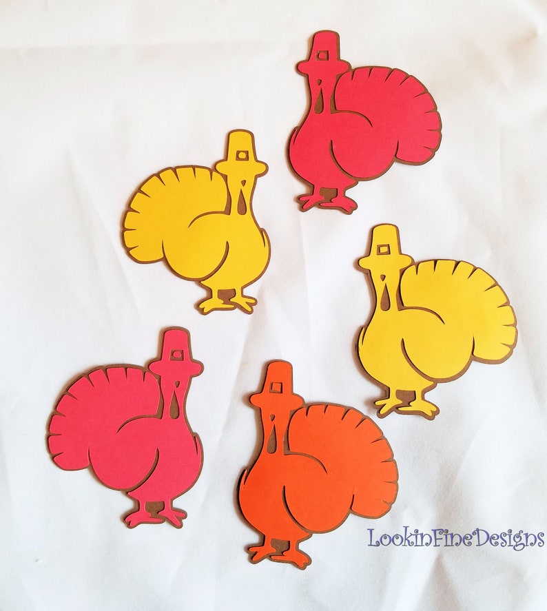 Turkey Die Cuts | Etsy