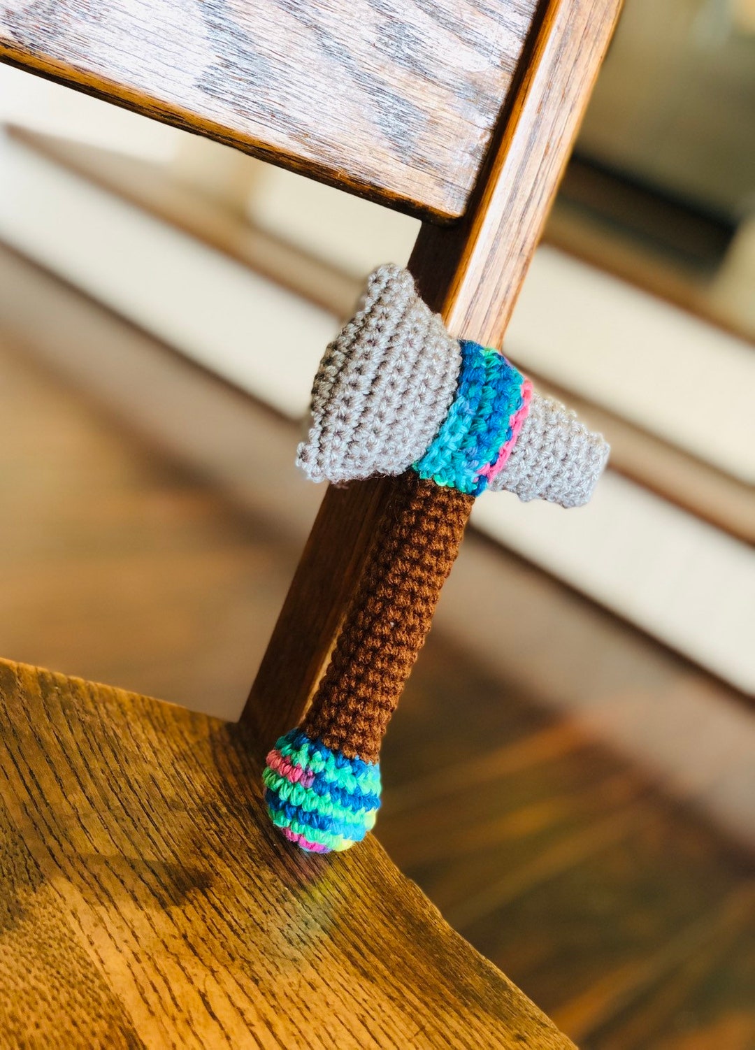 Tomahawk Rattle- Multicolor Axe Hatchet Baby Toy Rattle Amigurumi ...
