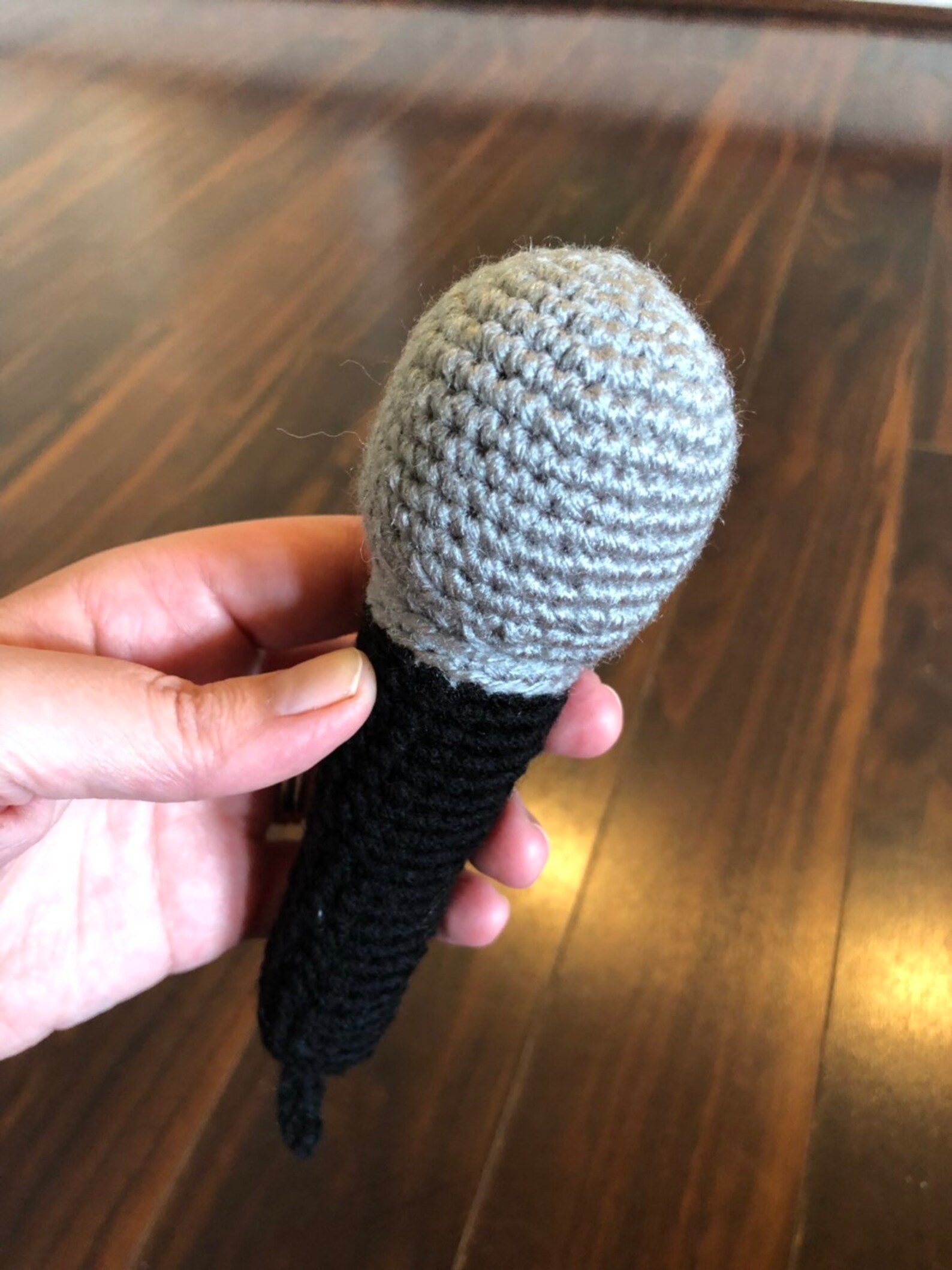Microphone Rattle- Crochet Amigurumi Baby Toy - Etsy