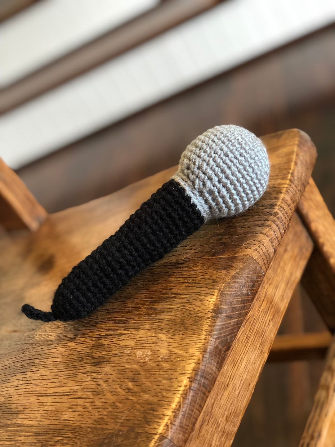 Microphone Rattle- Crochet Amigurumi Baby Toy - Etsy