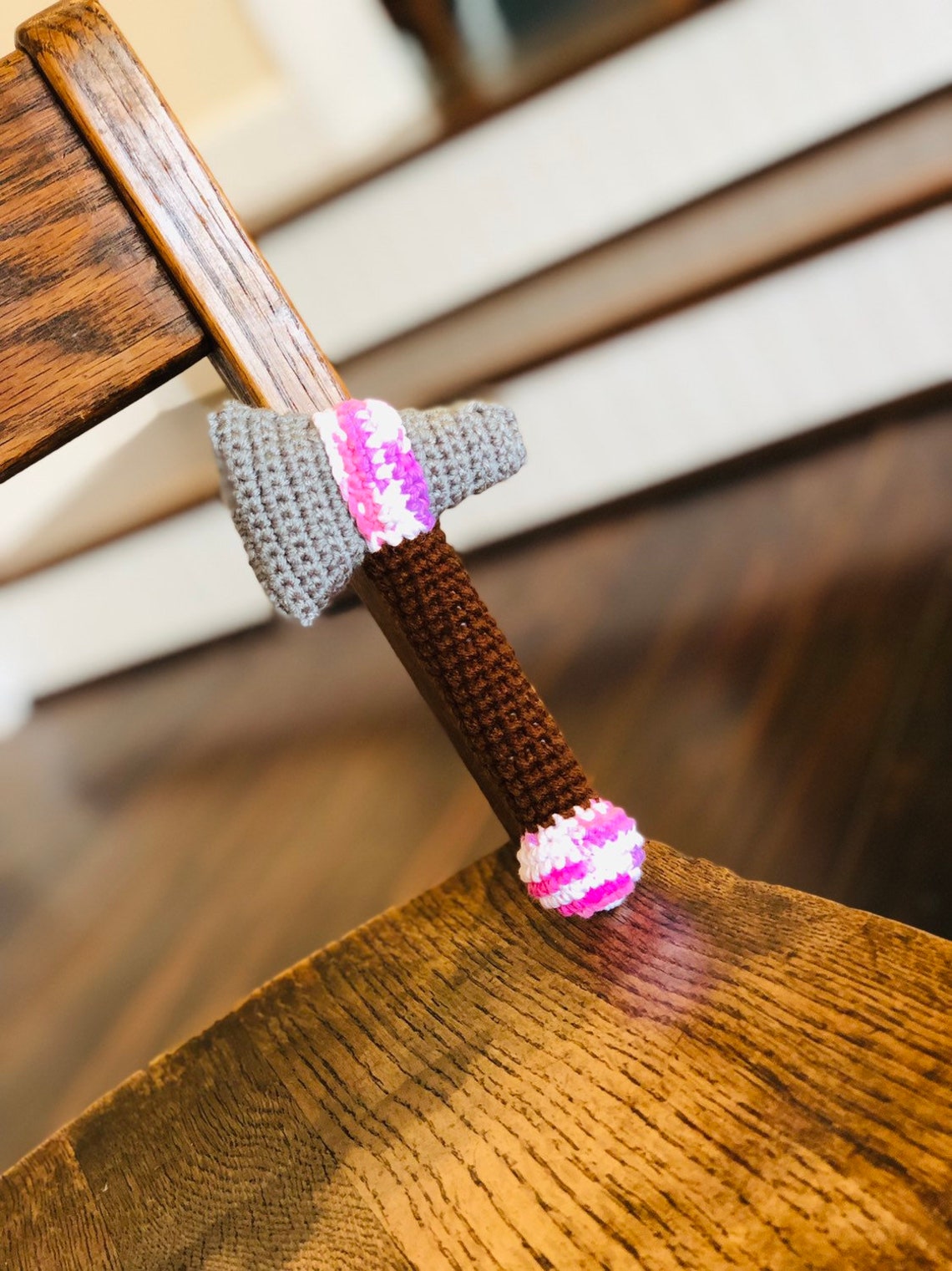 Tomahawk Rattle- Pink Axe Hatchet Baby Toy Rattle Amigurumi Crochet - Etsy