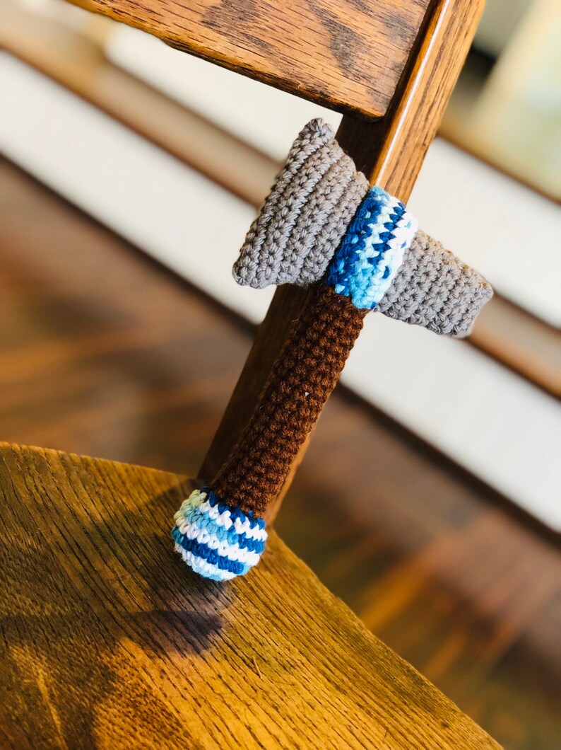 Tomahawk Rattle- Blue Axe Hatchet Baby Toy Rattle Amigurumi Crochet - Etsy