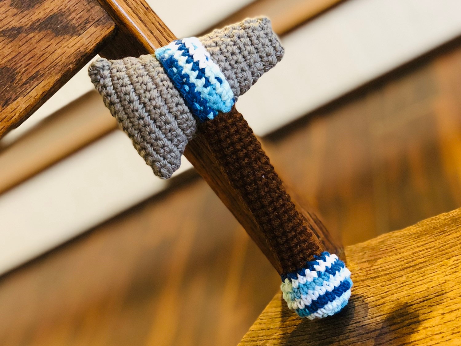Tomahawk Rattle- Blue Axe Hatchet Baby Toy Rattle Amigurumi Crochet - Etsy