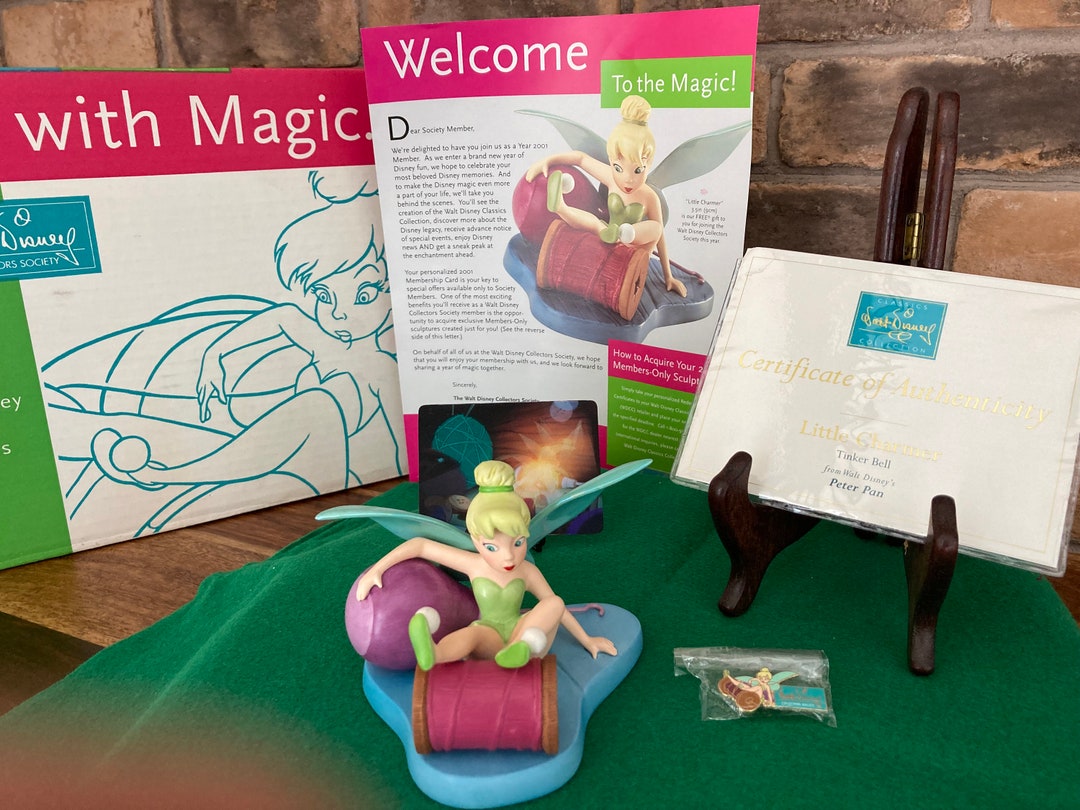 WDCC "little Charmer" Tinker Bell From Disney's Peter Pan in Box With ...