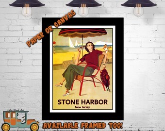 Stone Harbor Poster - Etsy