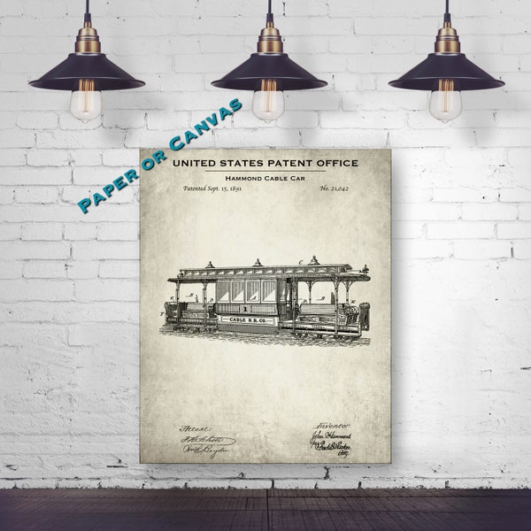 Cable Car Art - Etsy