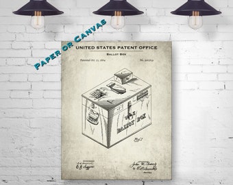 Antique Ballot Box - Etsy
