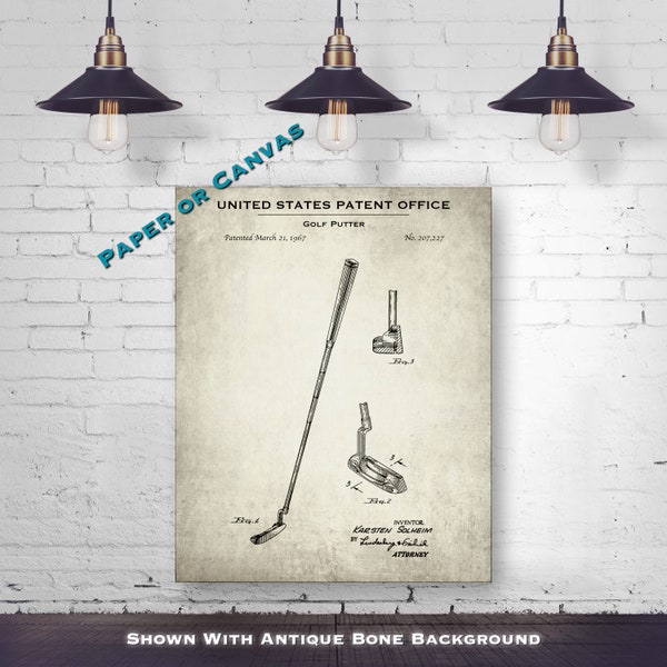Putter Golf Poster - Etsy