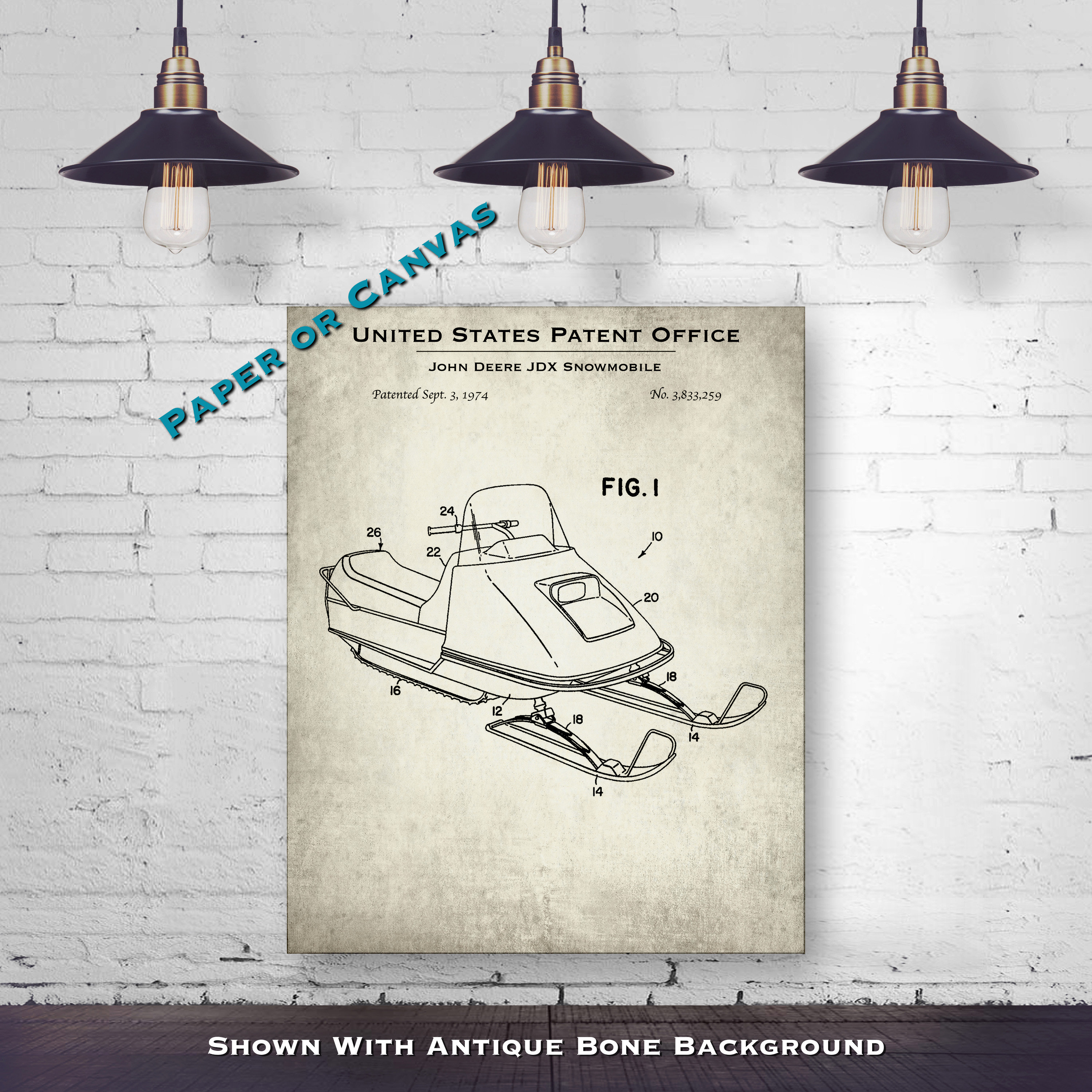 Snowmobile Or Art Prints