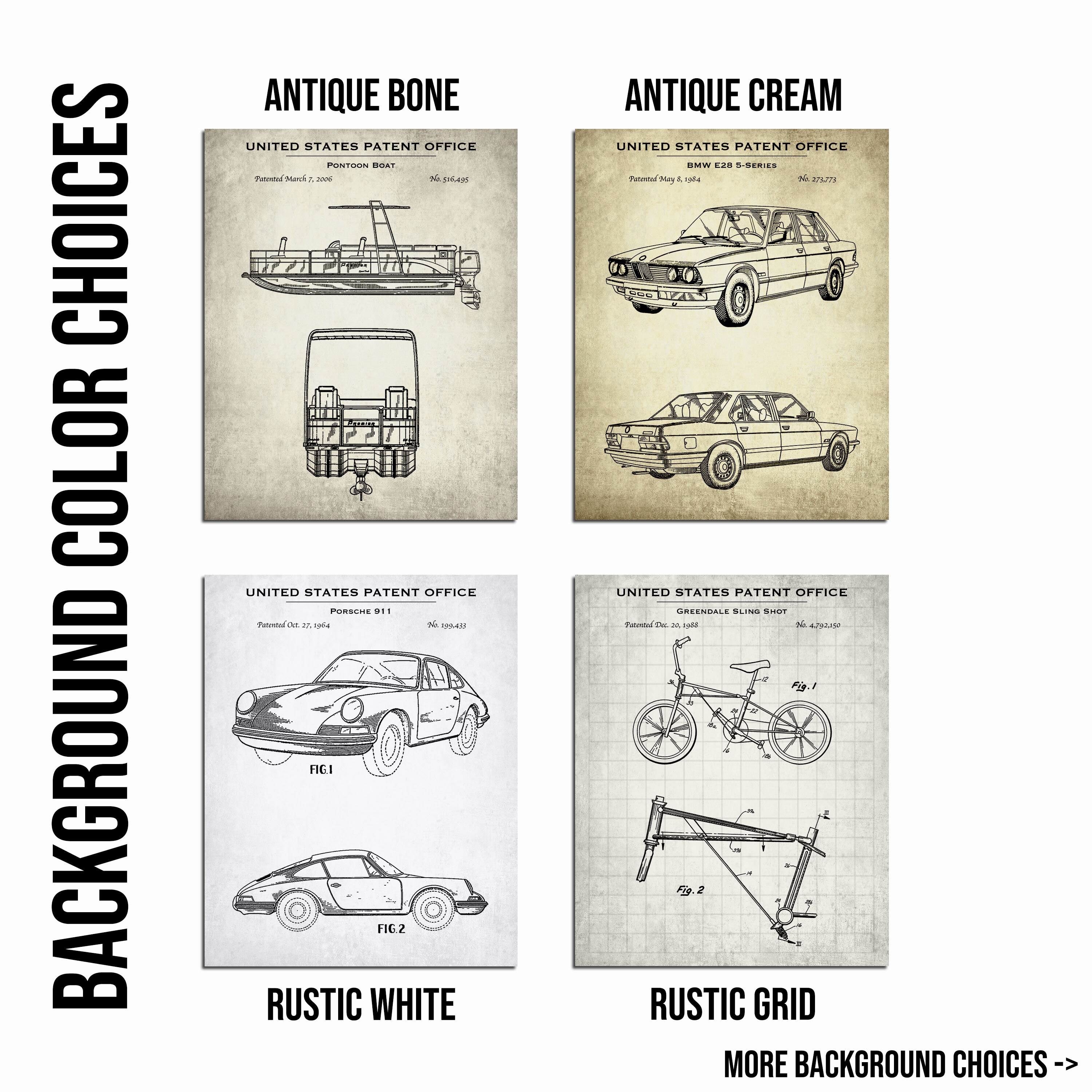 Prints Home & Living Trucker Gift Idea 1977 CB Radio Patent Print Retro ...
